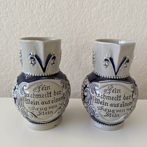 Marzi & Remi | Kitchen | Vintage Pre965 Marzi Remy Stoneware Blue Salt ...